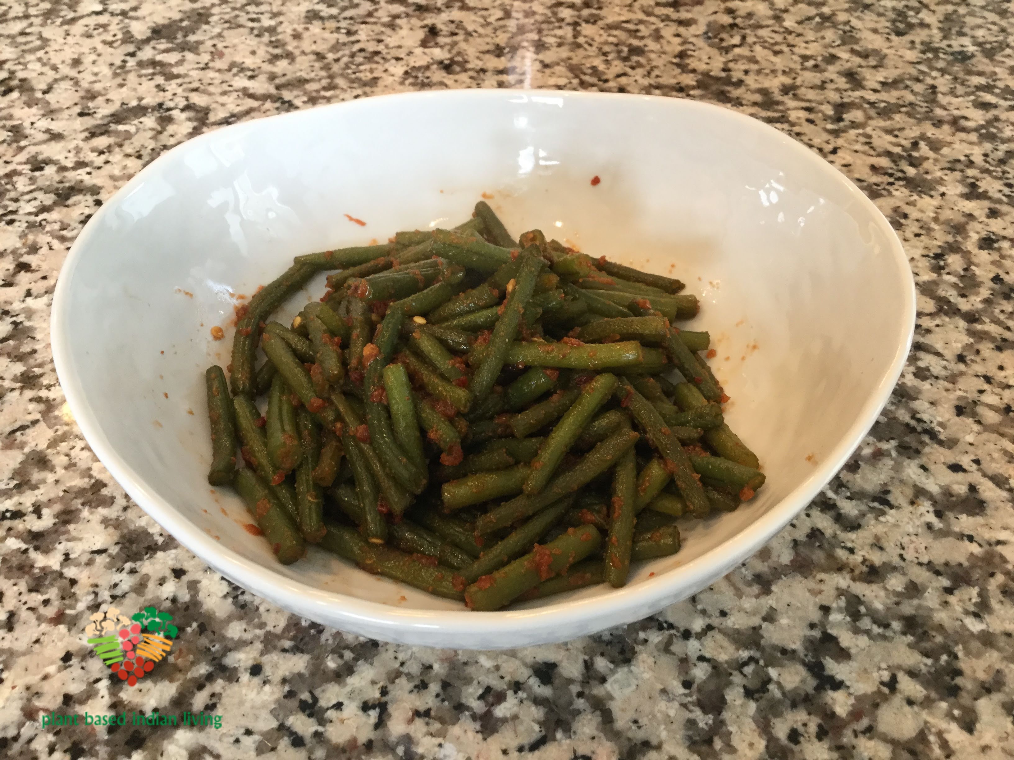 Spicy Asian Green String Beans - Plant Based Indian Living