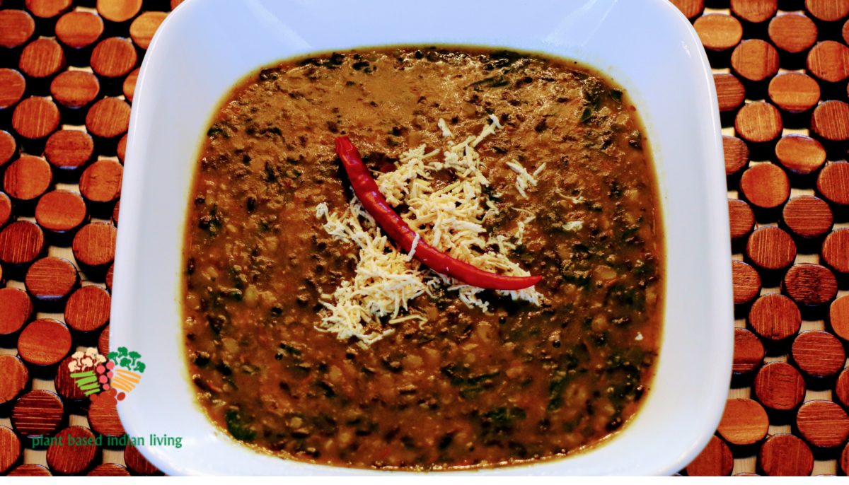 Split Black Urad Dal Saag - Plant Based Indian Living Plant Based ...