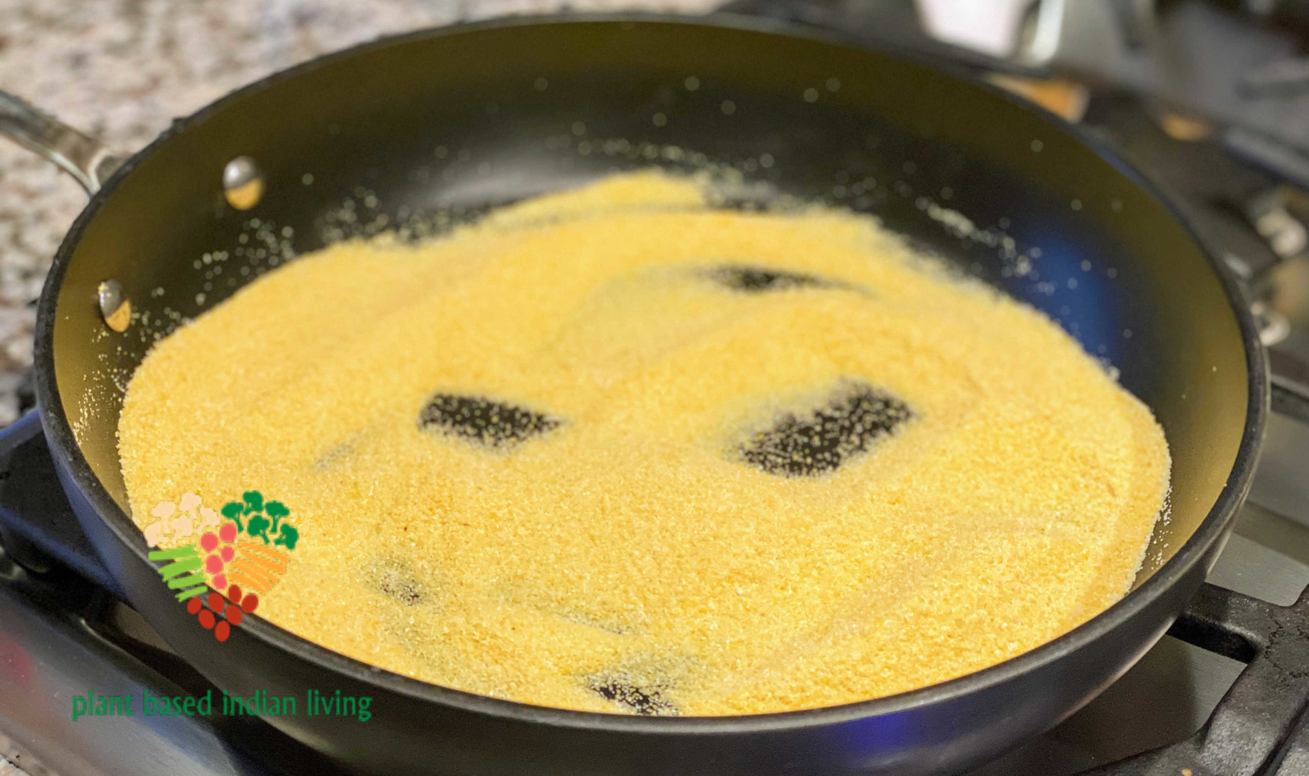 Polenta Upma - Plant Based Indian Living