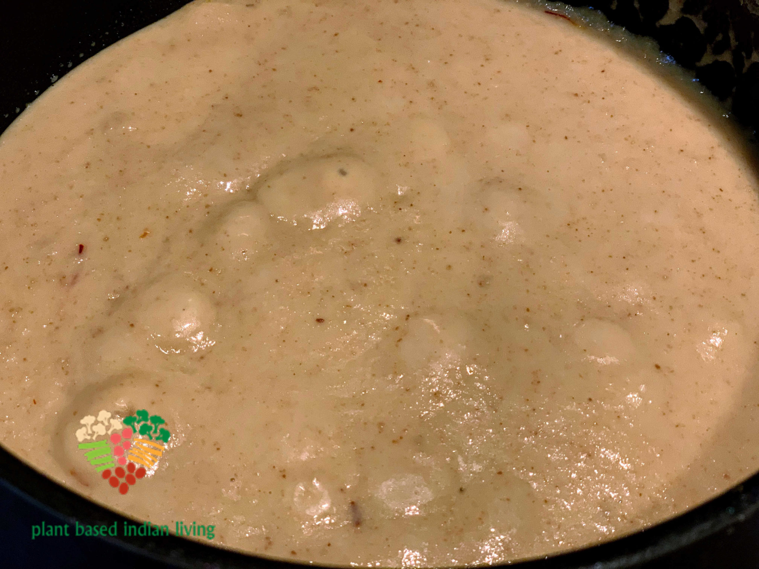 Badam Halwa (Almond Pudding) - Plant Based Indian Living