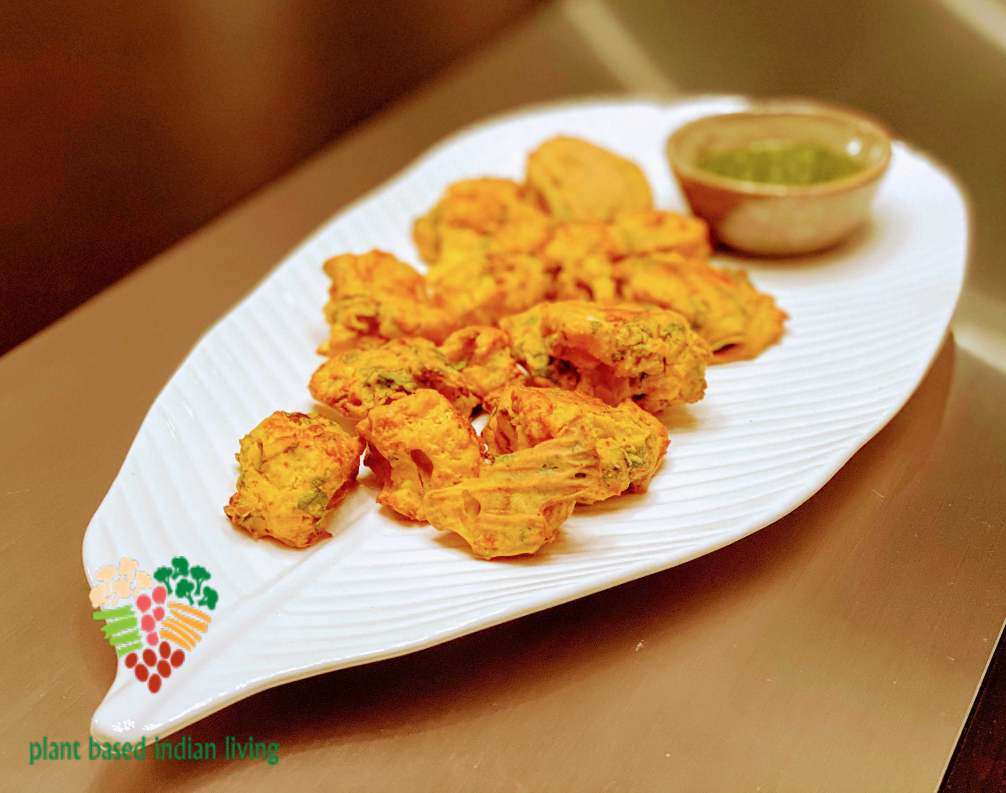 Cauliflower Pakoras/Fritters - Plant Based Indian Living